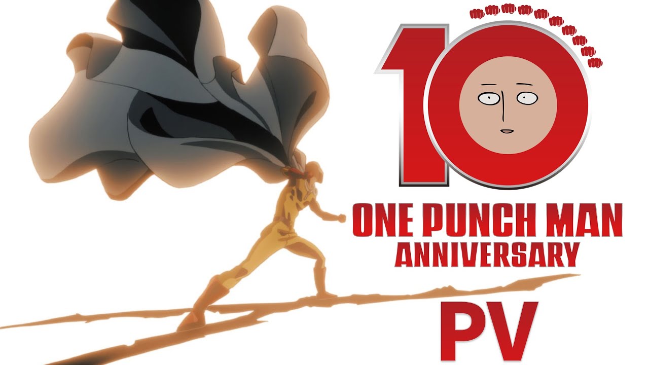 One-Punch Man 10 års jubilæums video og illustration - AnimeGuiden